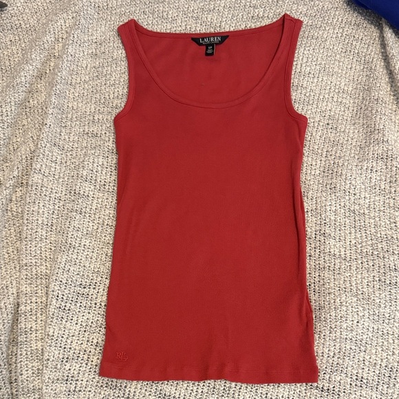 Ralph Lauren | Tops | Ralph Lauren Womens Red Tank Top | Poshmark